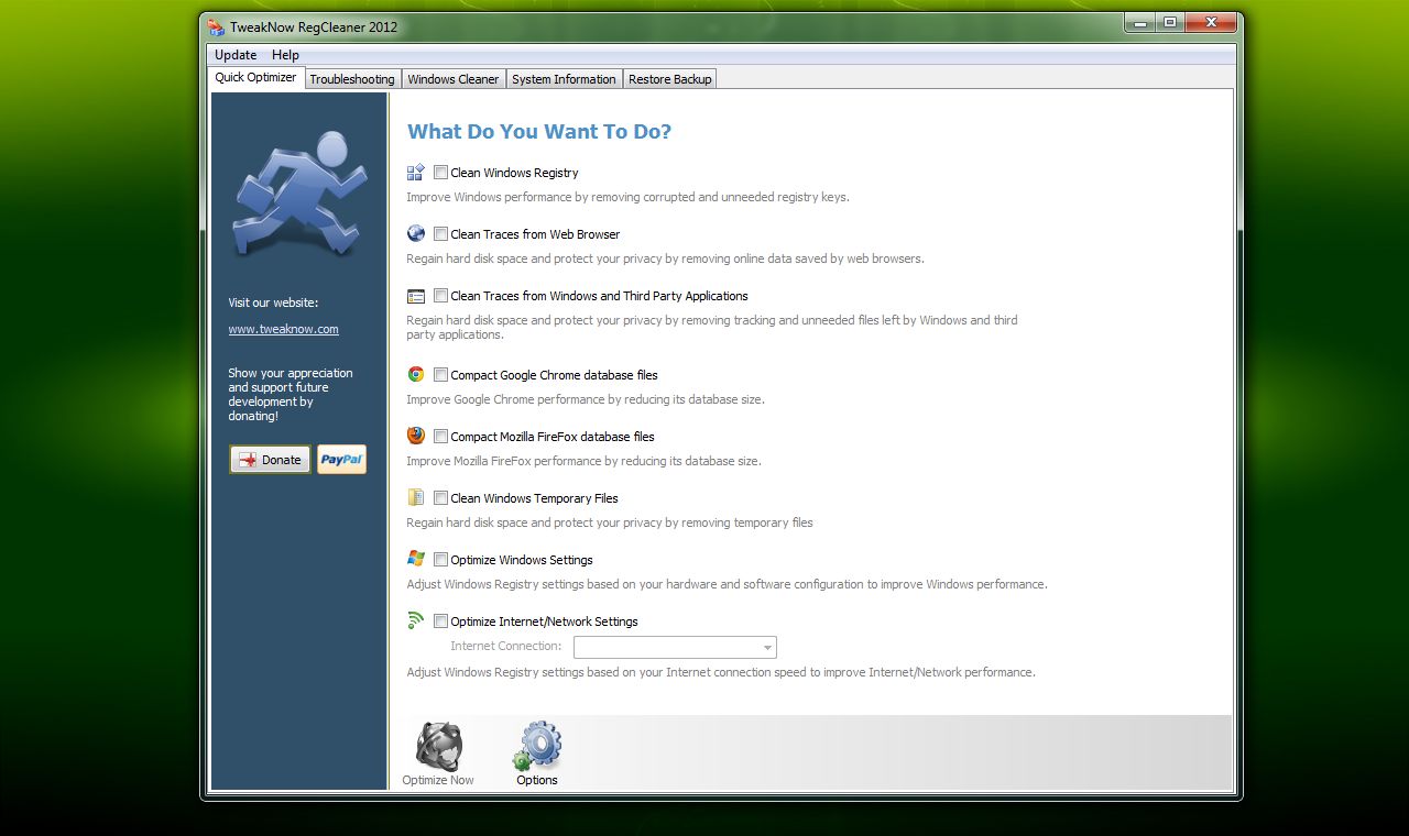 TweakNow RegCleaner 7.3.6 - dobreprogramy