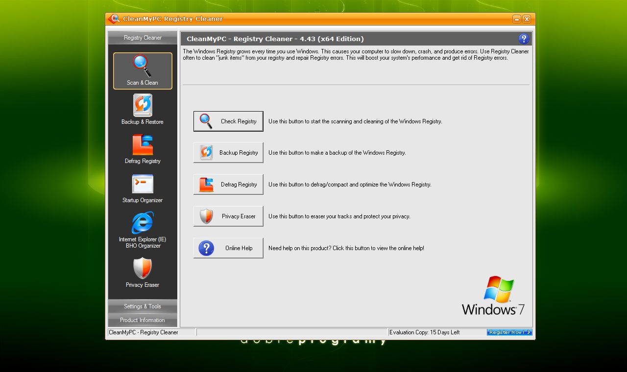 CleanMyPC Registry Cleaner 4.50 - dobreprogramy