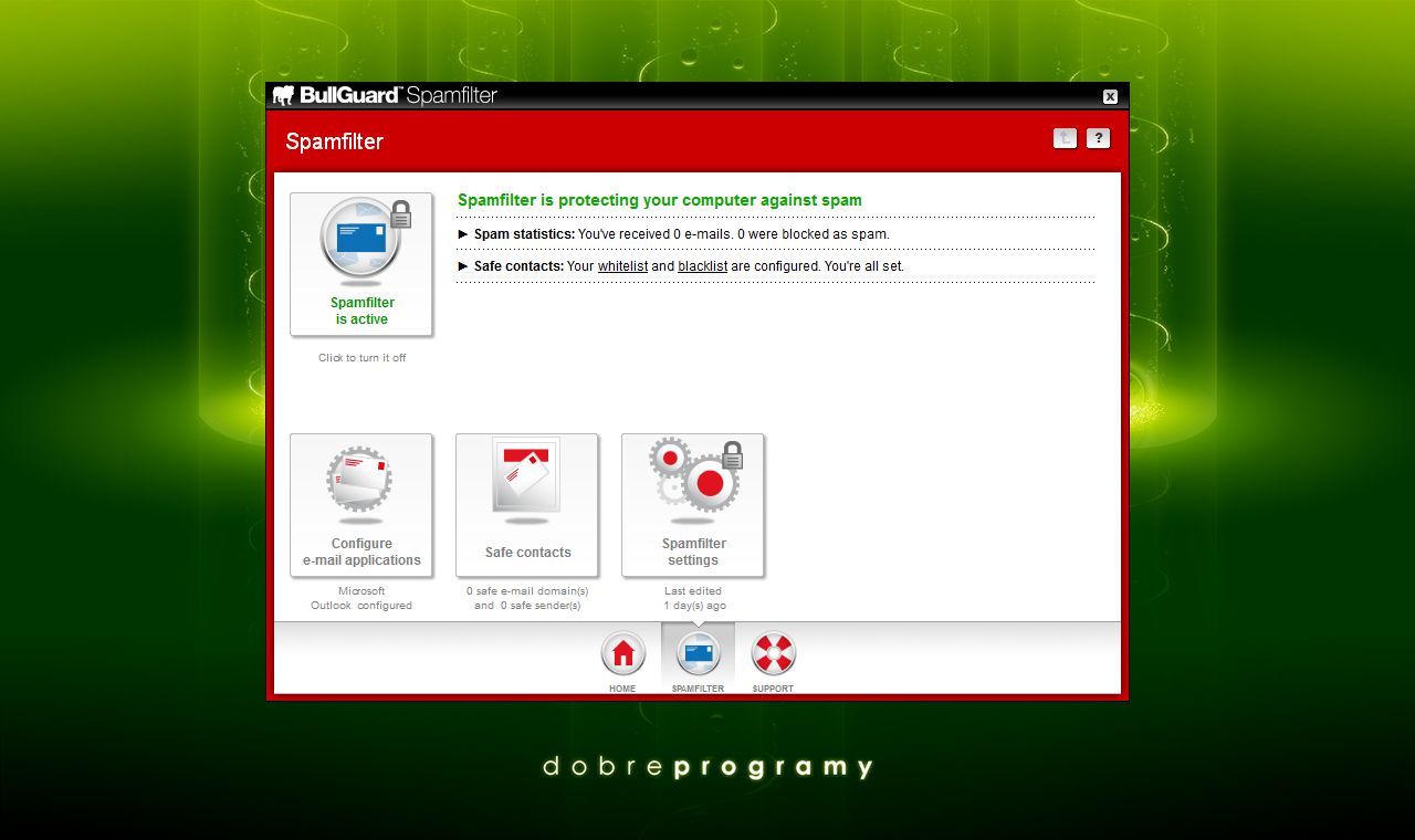 BullGuard Spamfilter 10.0.204 - dobreprogramy