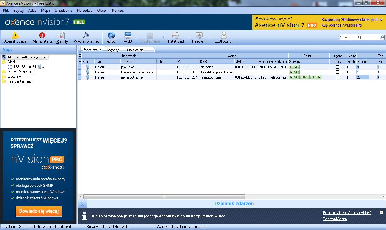 Axence nVision Free - dobreprogramy