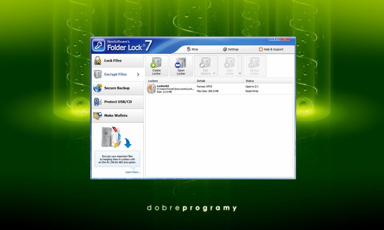 Folder Lock 10.1.4 - dobreprogramy