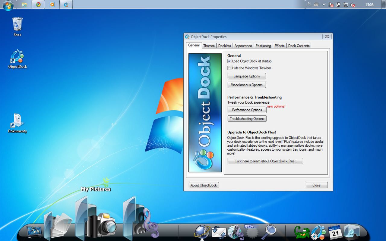 ObjectDock 2.1 - dobreprogramy