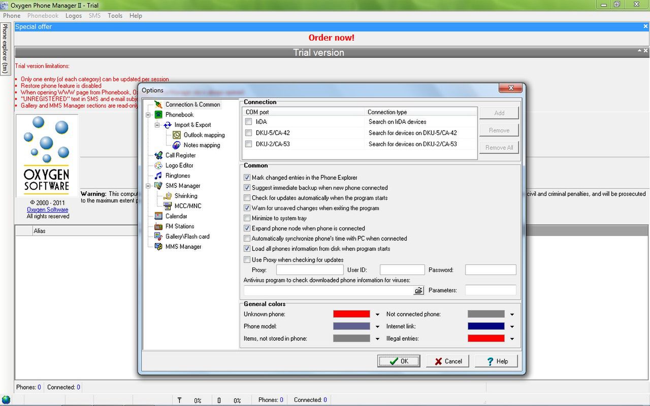 Oxygen Phone Manager II 2.18.15 - dobreprogramy