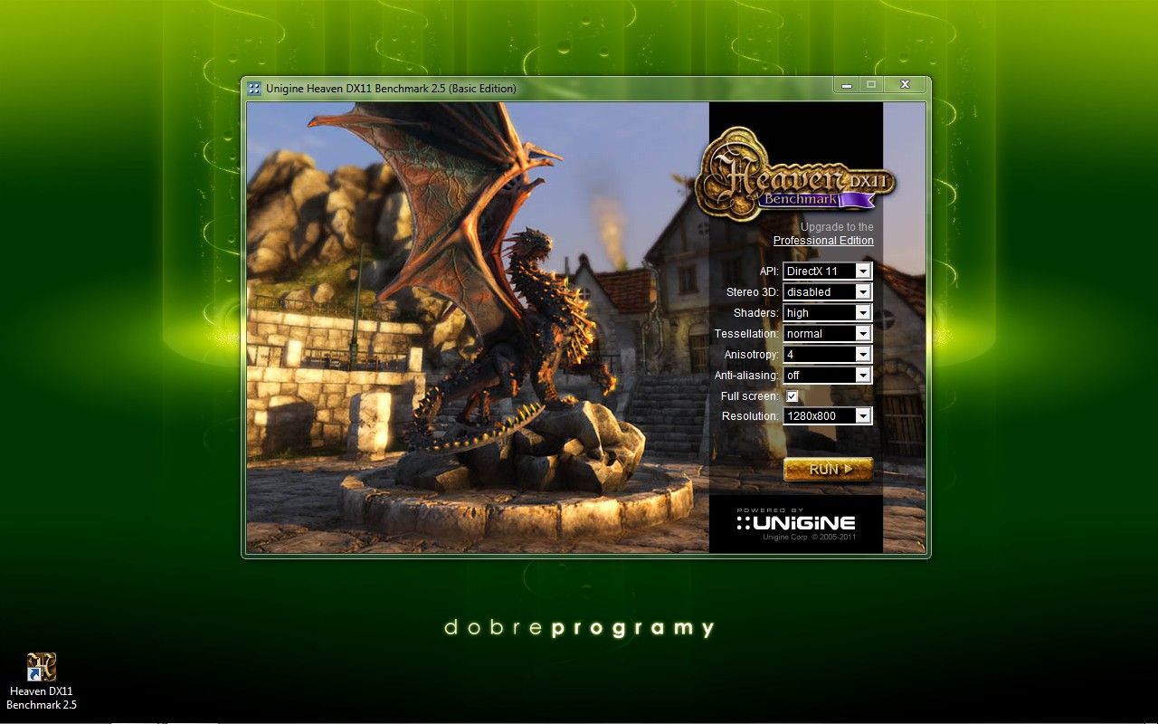 Unigine Heaven Benchmark 4.0 - dobreprogramy