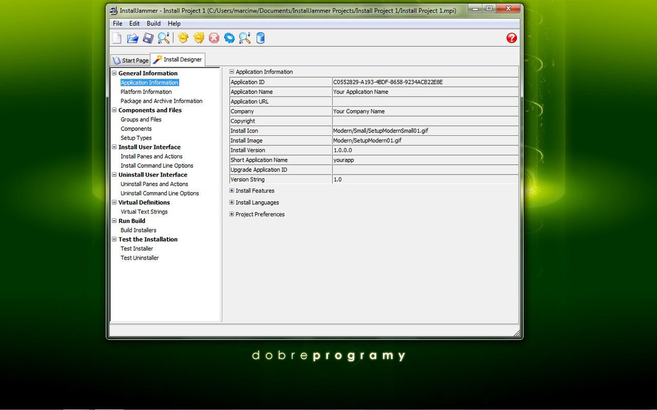 InstallJammer 1.2.7 - dobreprogramy