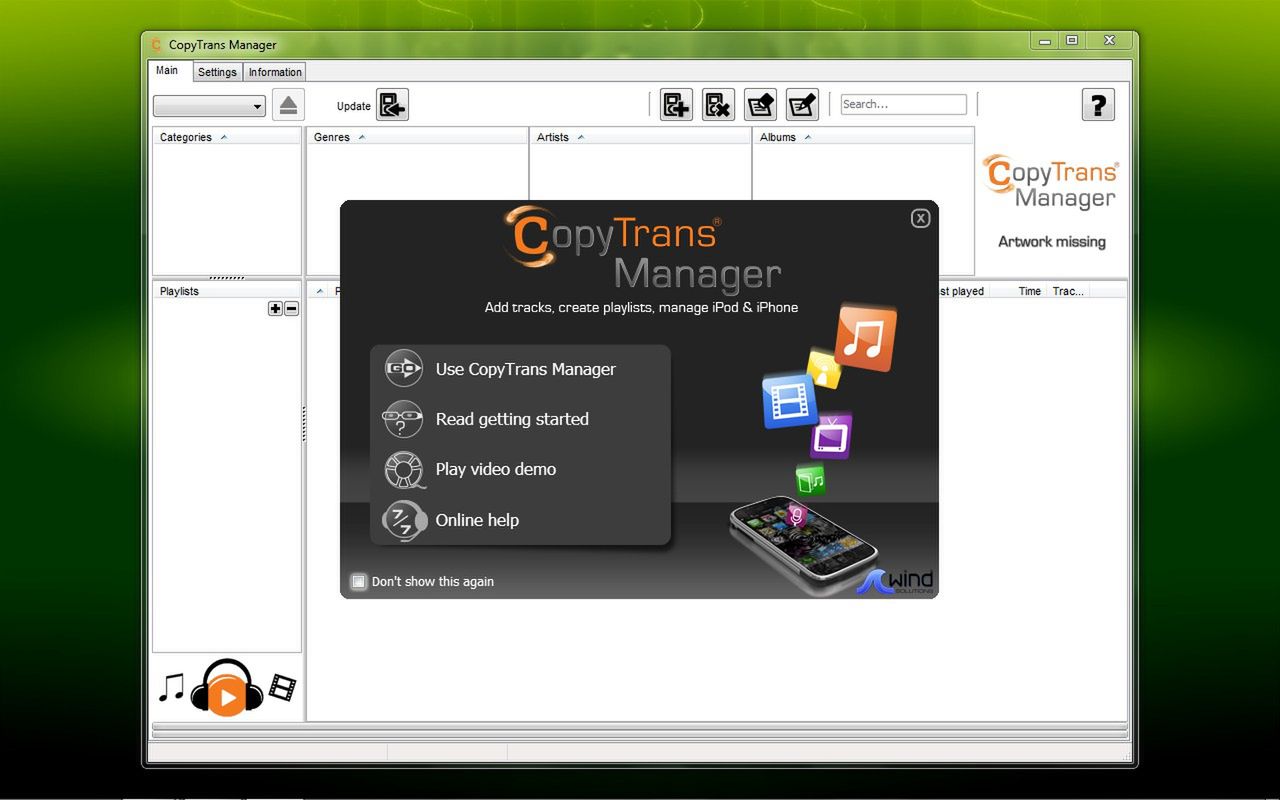 CopyTrans Manager 1.301 - dobreprogramy