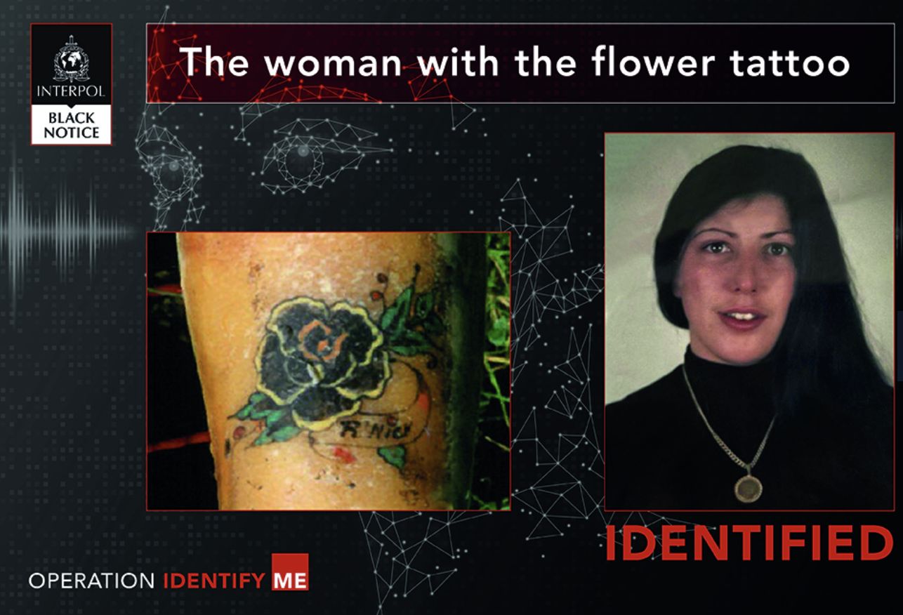 Interpol's breakthrough: the woman with the flower tattoo finally ...