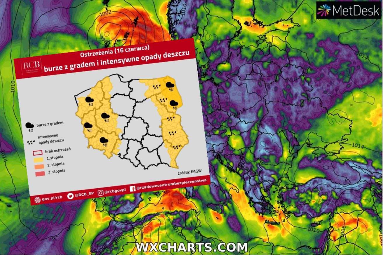 Nadciągają intensywne opady deszczu. IMGW wydało alerty