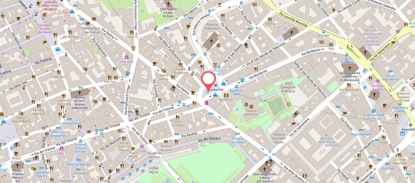 Piazza Barberini Rzym: cennik, bilety, godziny otwarcia, dojazd ...