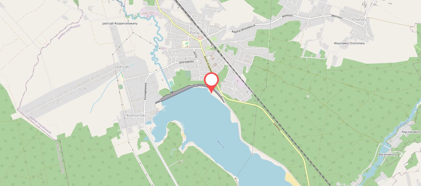 Plaża nad Jeziorem Porajskim Poraj: kamera, opinie - Nocowanie.pl