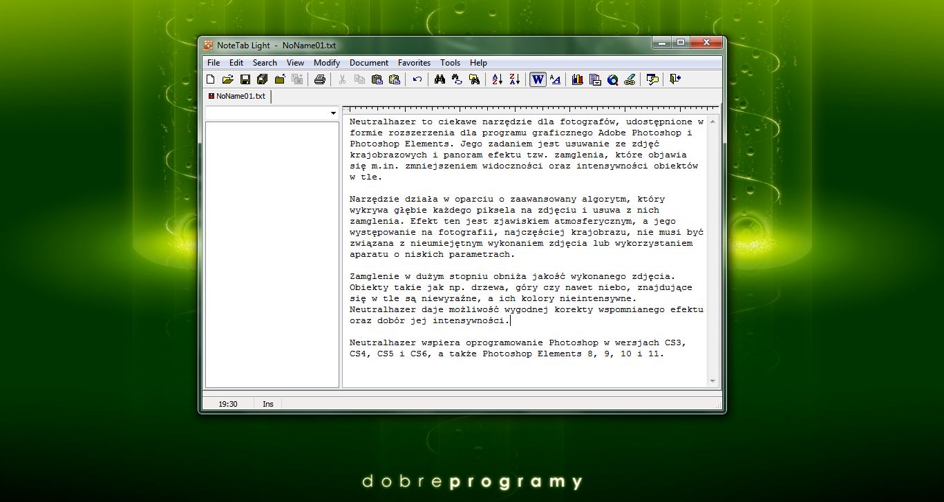 NoteTab Light 7.2 - dobreprogramy