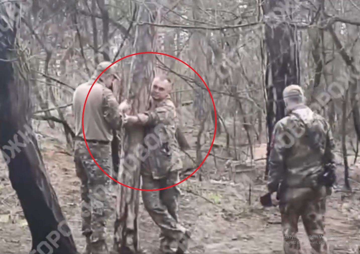 Brutality exposed: Russian soldier tied to tree over equipment complaint
