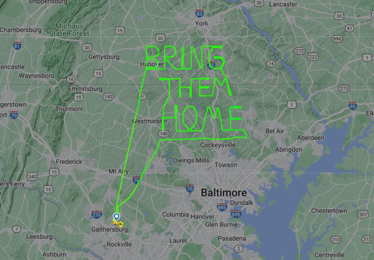 Flight for freedom: Unusual airplane path highlights Israeli ...