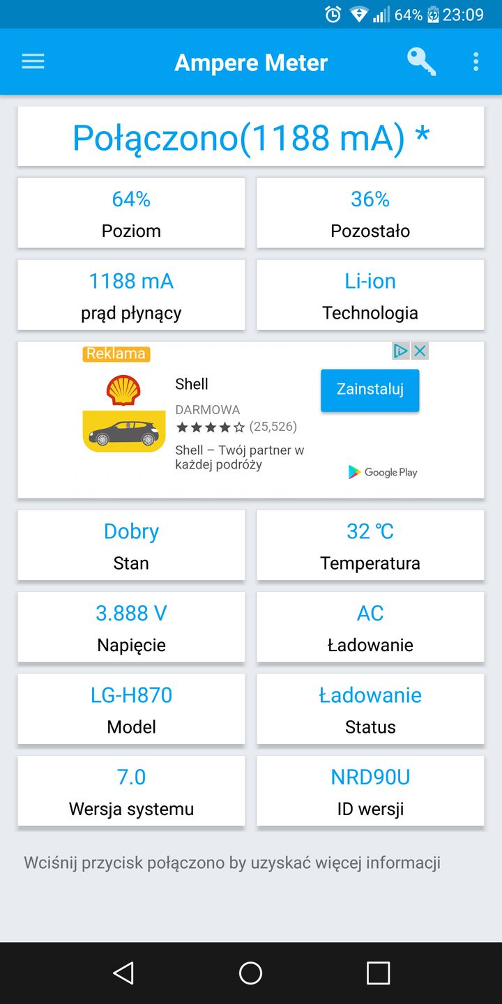 Ampere Meter 4.0.1 (Android) - dobreprogramy