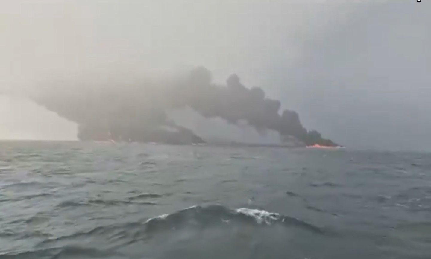 North Sea ship collision sparks dramatic rescue operation