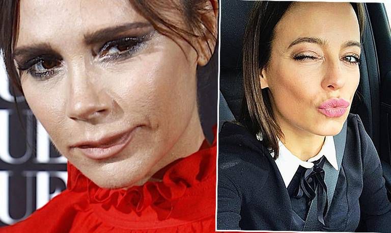 Anna Mucha i Victoria Beckham wystroiły się jak grzeczne guwernantki ...