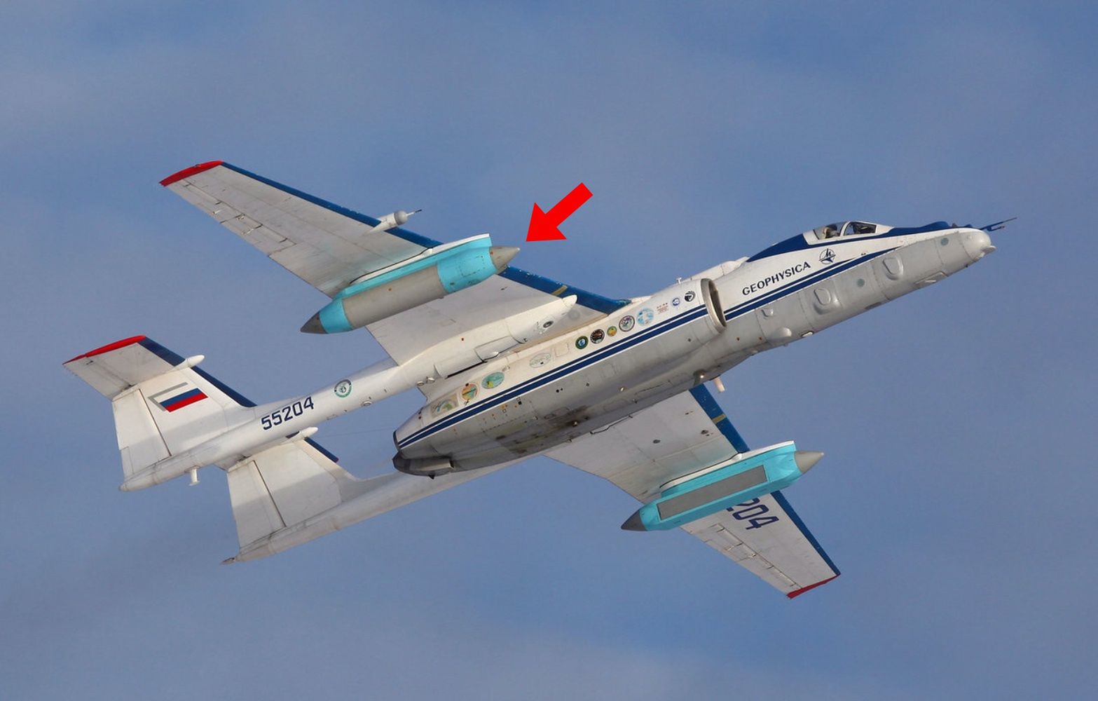 Russian M-55 Geophysicist's surprise flight: Reconnaissance plane ...