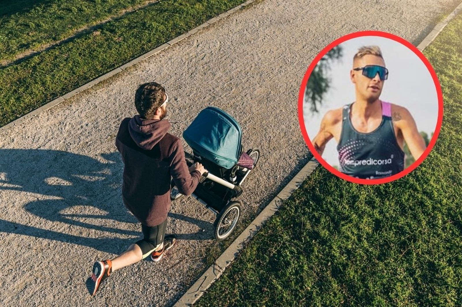 Italian politician shatters world record in 62-mile stroller run
