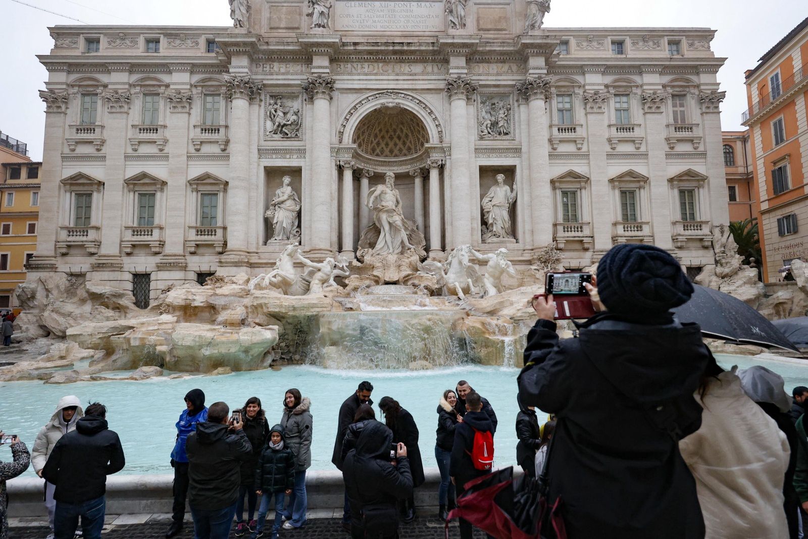 Rome's Trevi Fountain reopens with new visitor limits