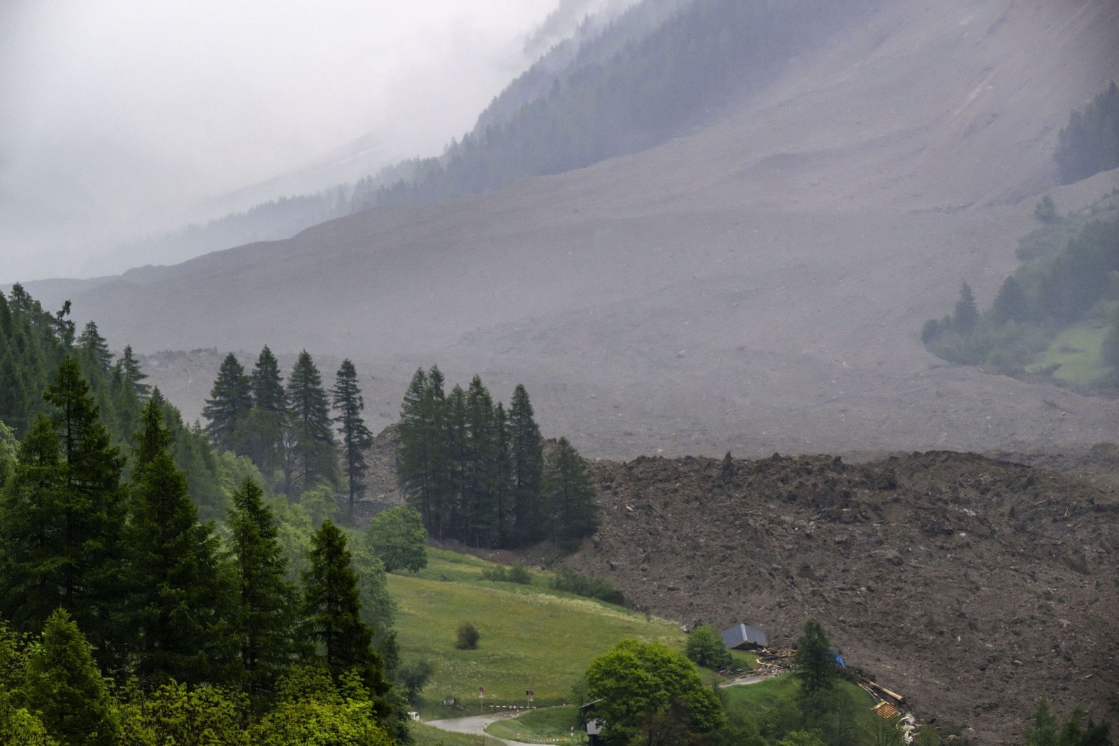 Avalanching Birch Glacier wreaks havoc on Swiss village