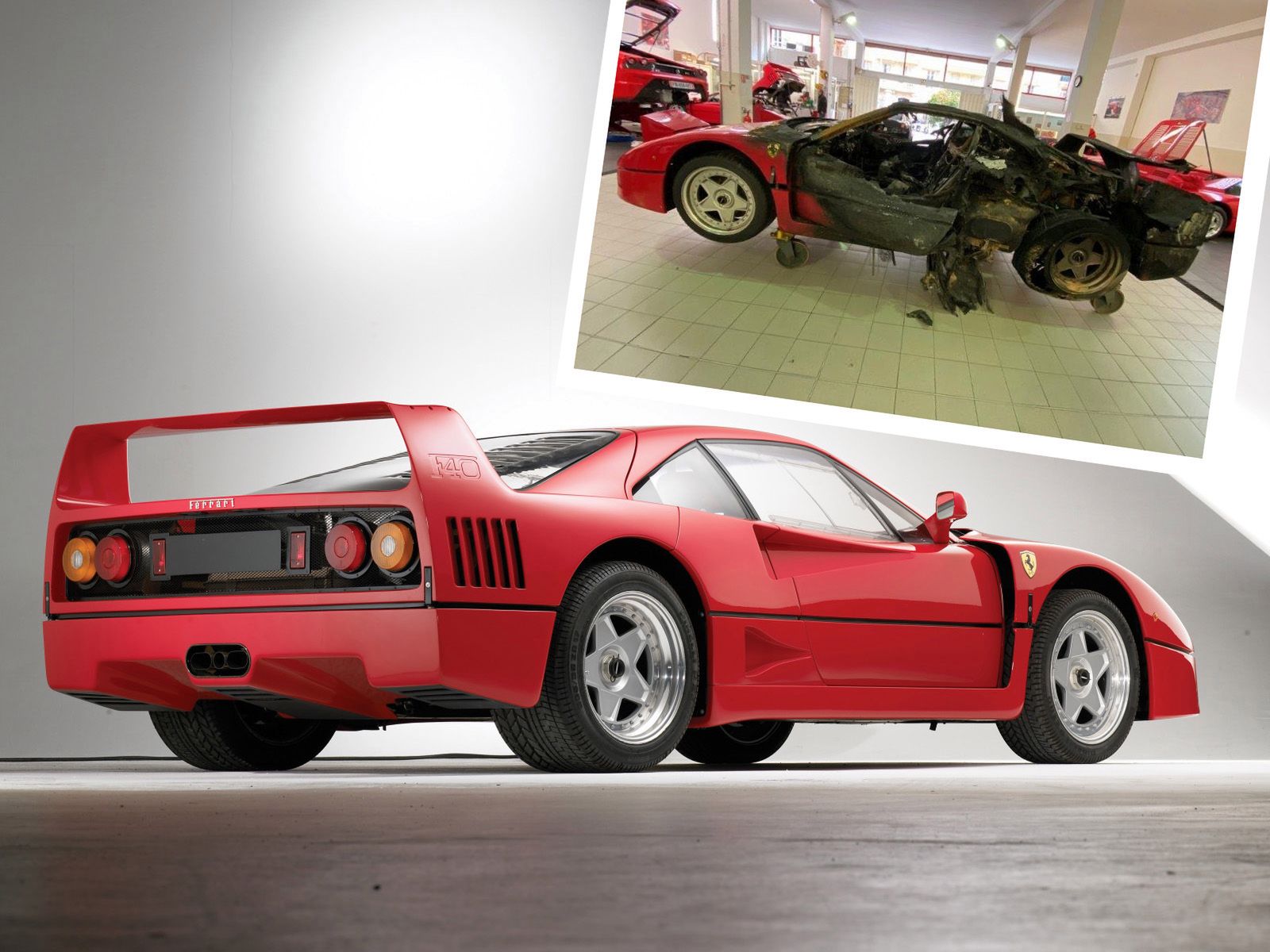 Pamiętacie Ferrari F40, które spłonęło w Monaco? Podobno właściciel ...