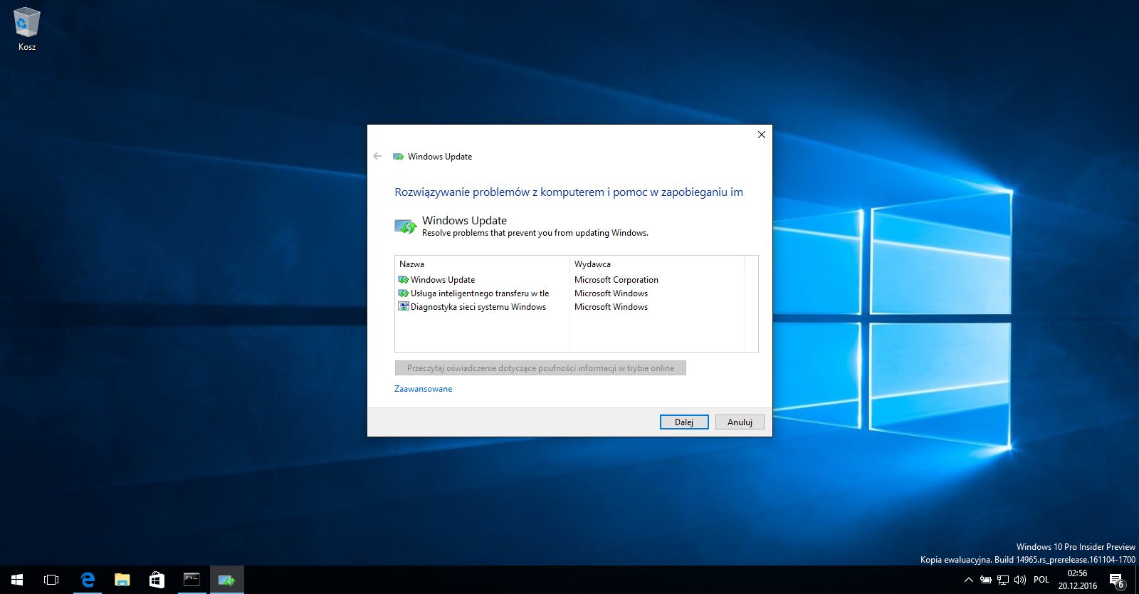 Windows Update Troubleshooter 1.0 - dobreprogramy Windows Update Troubleshooter 1.0 - dobreprogramy