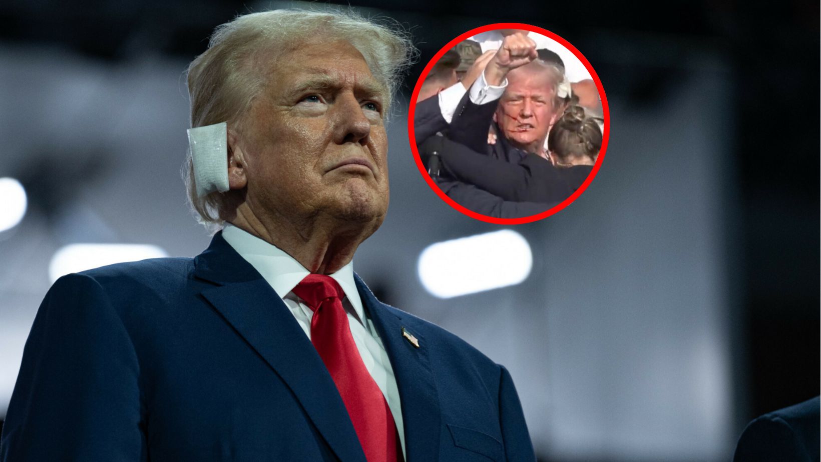 Trump's ear injury sparked by teleprompter or bullet, FBI probes Trump's ear injury sparked by teleprompter or bullet, FBI probes