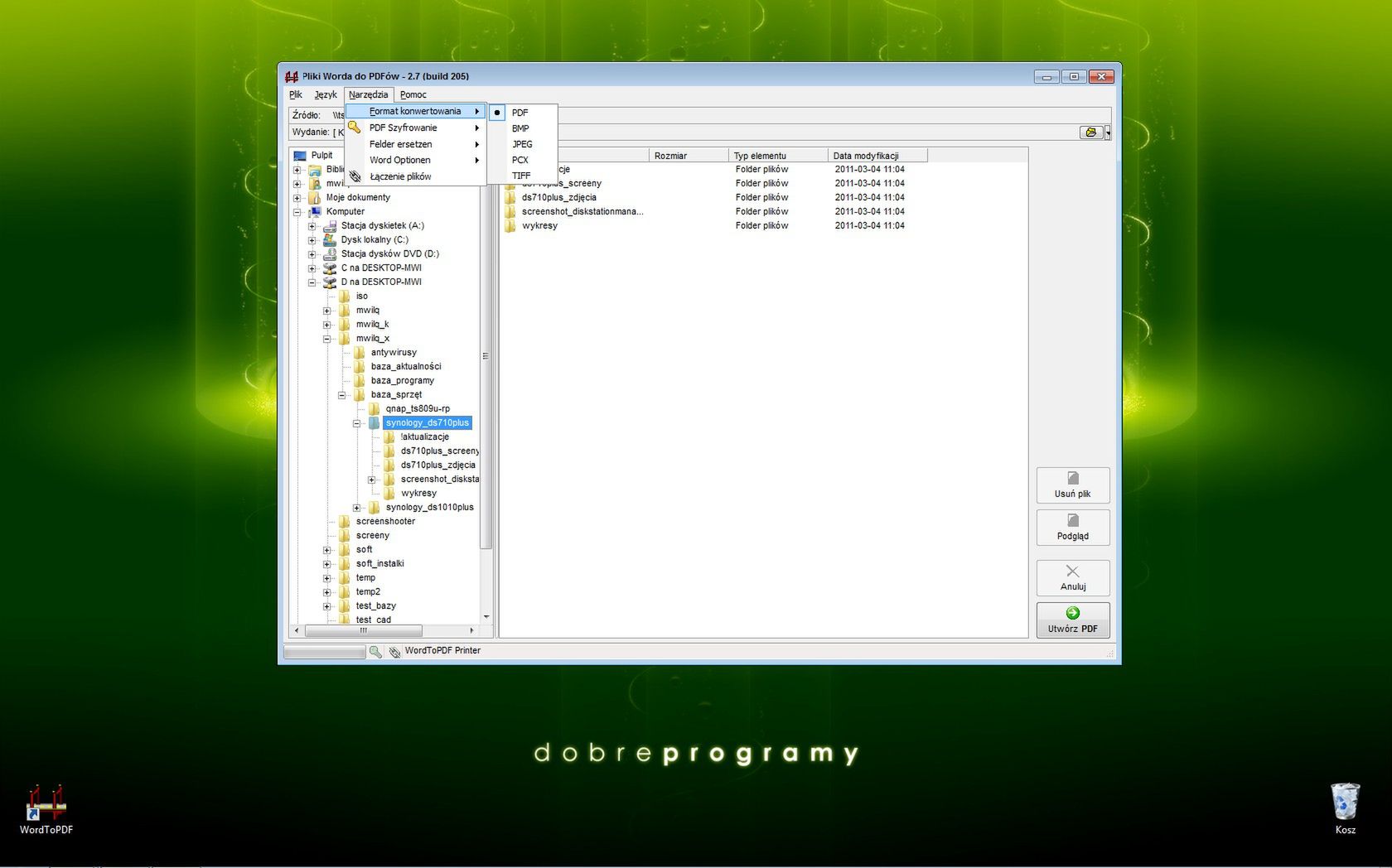 WordToPDF 3.0 build 238 - dobreprogramy