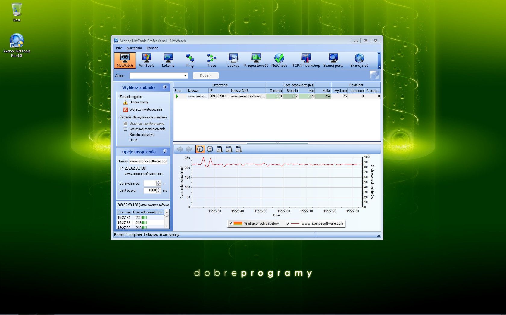 Axence NetTools 5.0.1.22809 - dobreprogramy