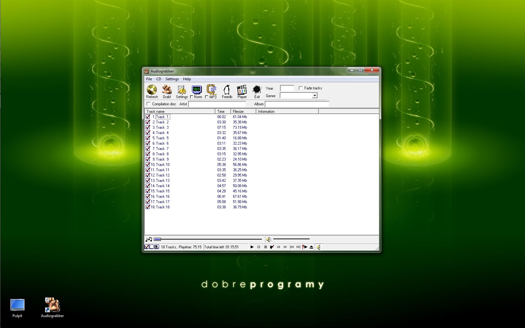 Audiograbber 1.83.1 - dobreprogramy
