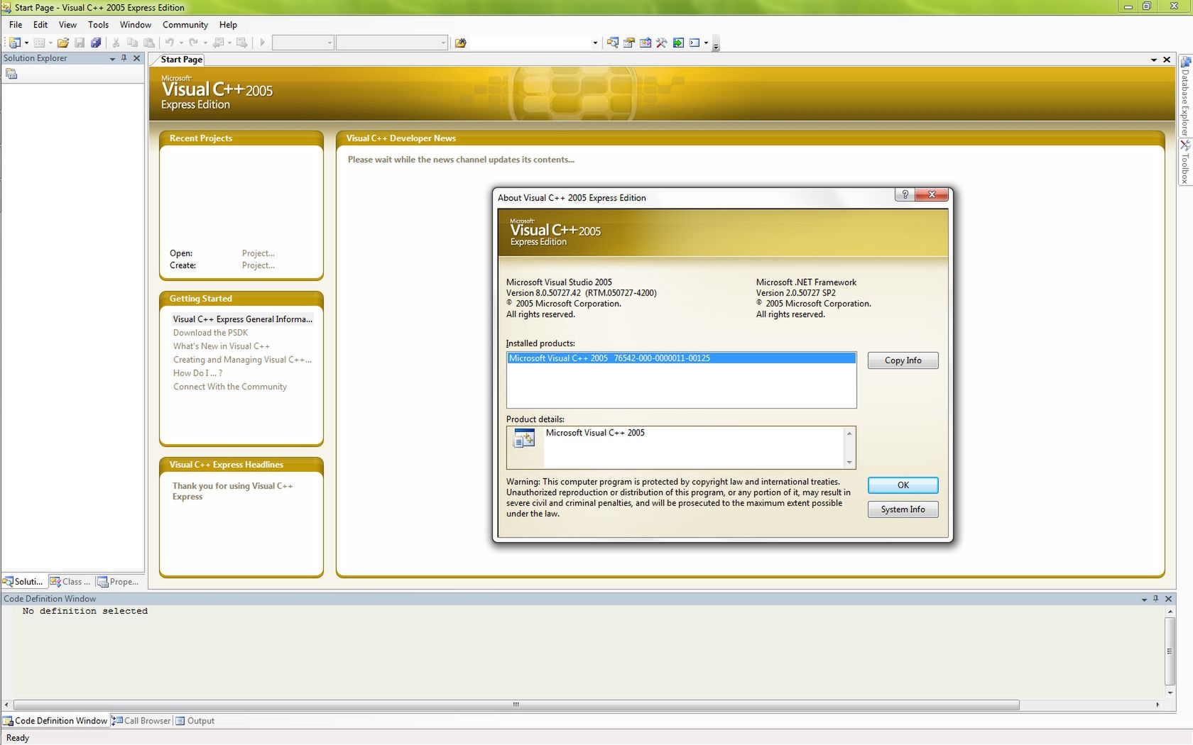 Visual C++ 2005 Express Edition - dobreprogramy