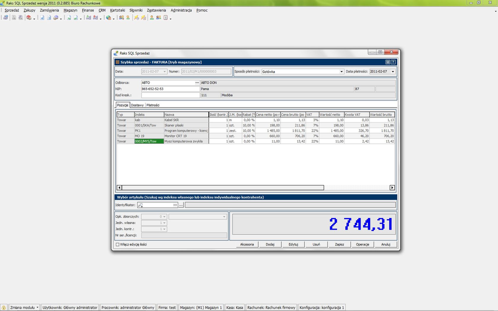 RAKSSQL dla Samodzielnych Przedsiębiorców 2016.1.14.1017 - dobreprogramy