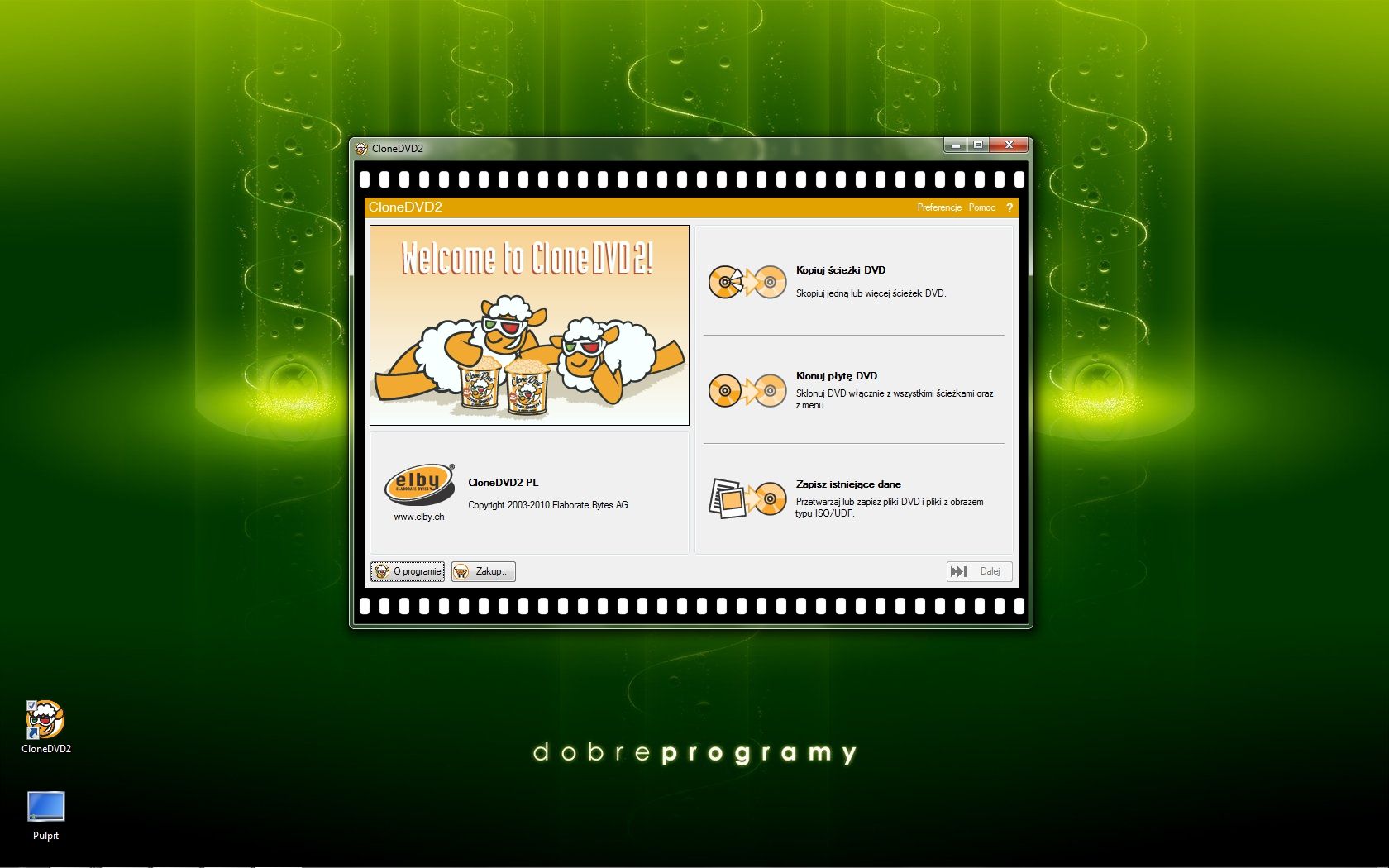 elby CloneDVD 2.9.3.6 - dobreprogramy