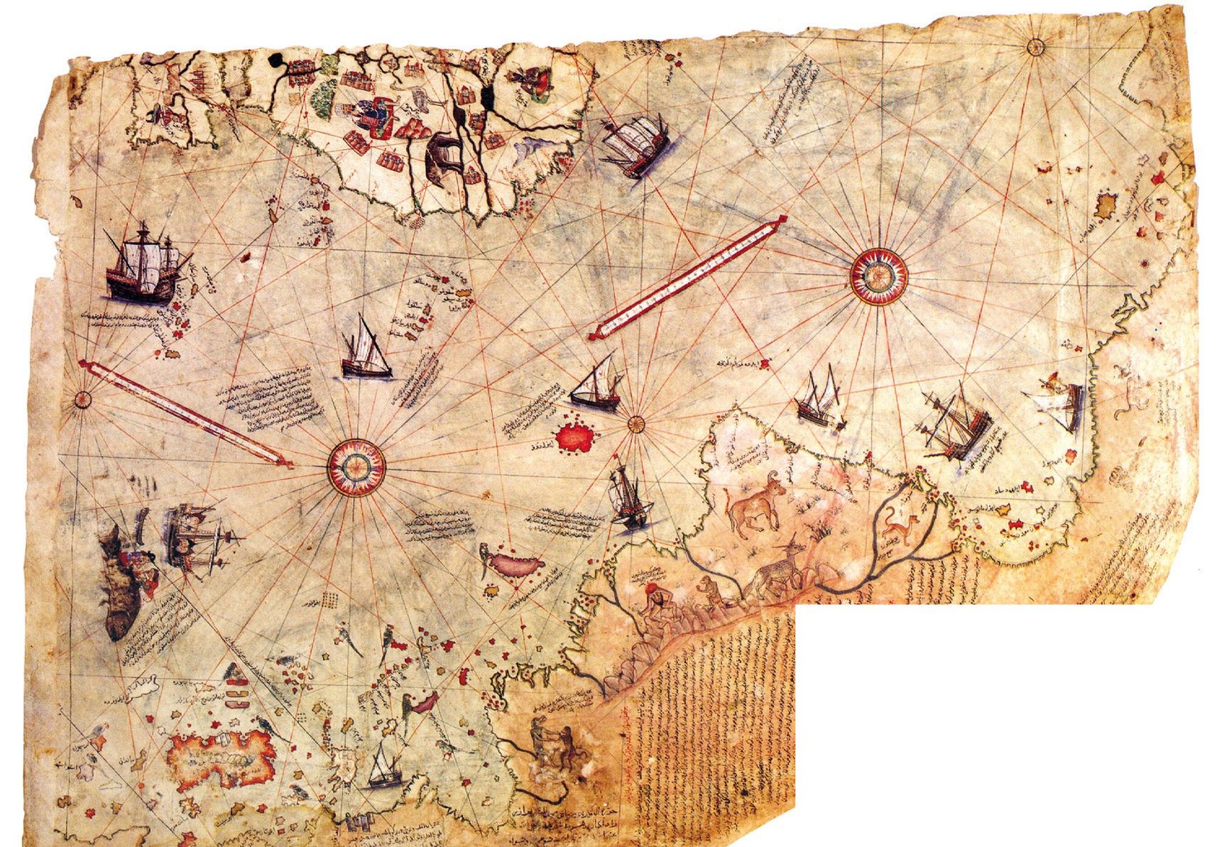 Dowód na istnienie Atlantydy? Tajemnicza mapa Piriego Reisa