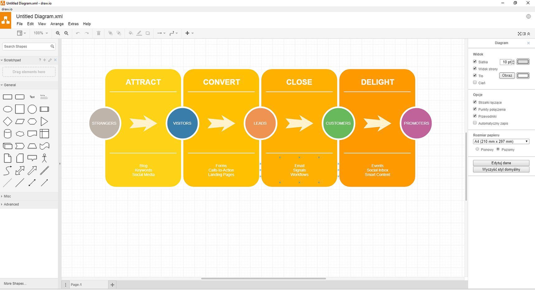 draw.io for Desktop 19.0.1 (macOS) - dobreprogramy