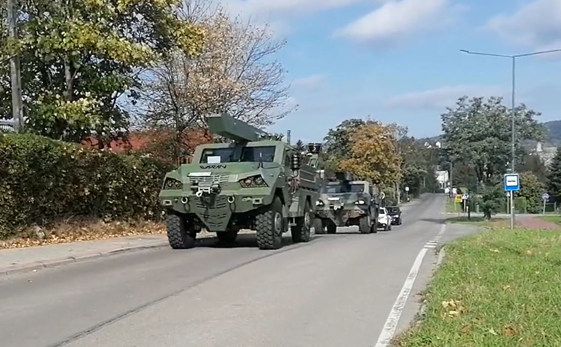 Wojskowe wozy wyjechały na ulice. Sprawdzają nową broń dla armii