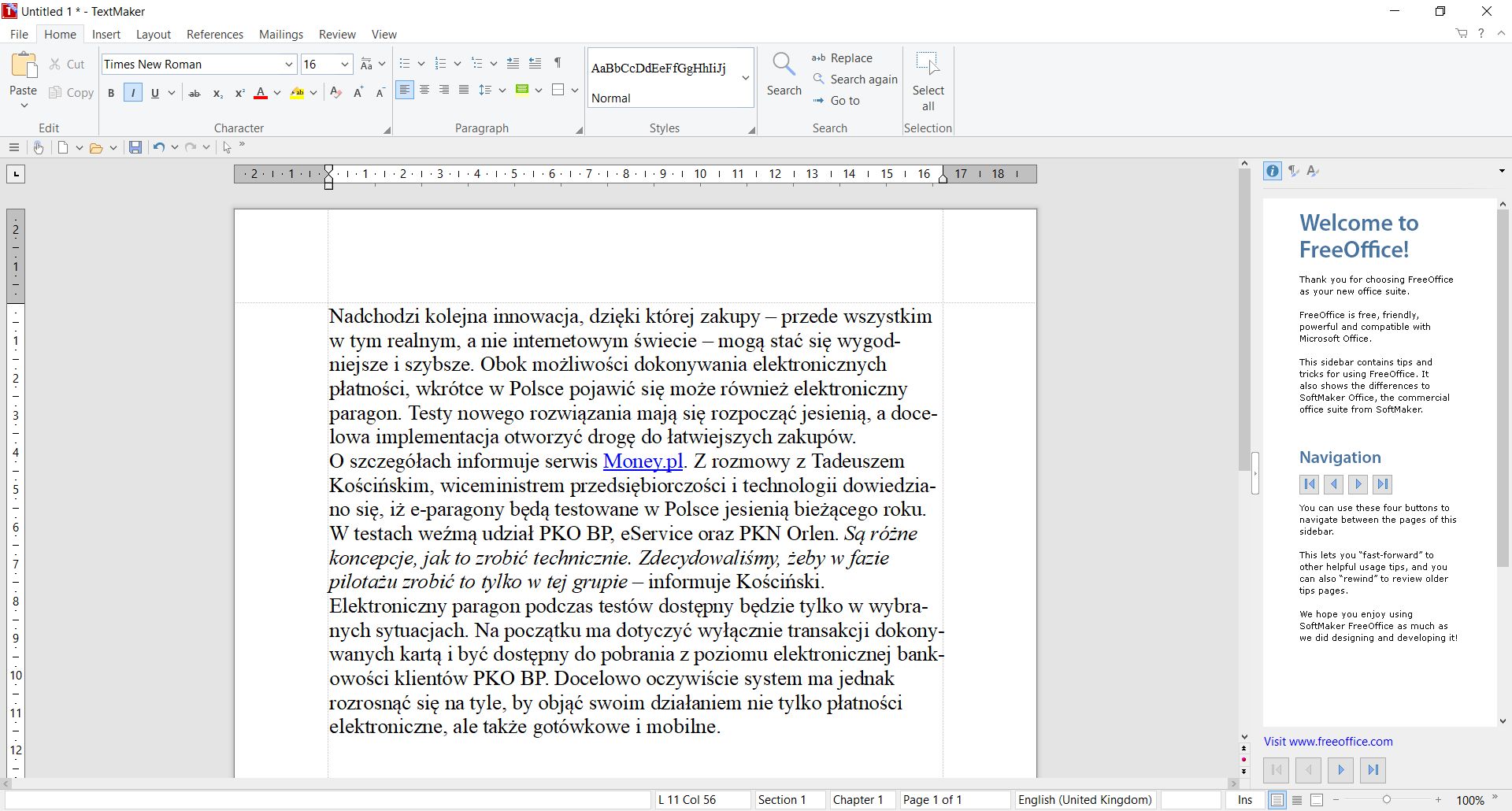 SoftMaker FreeOffice 2024 24.0.6104 - dobreprogramy