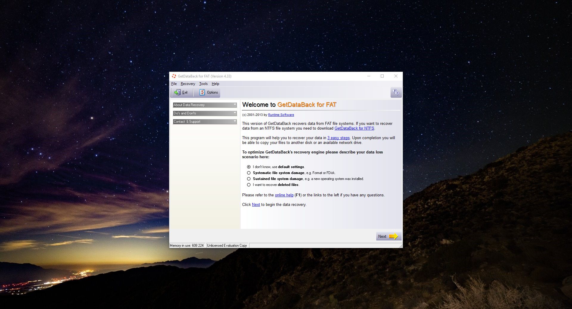 GetDataBack for FAT 5.56 - dobreprogramy