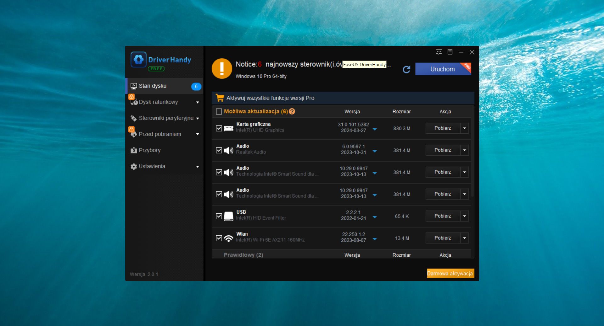 EaseUS DriverHandy 2.0.1 - dobreprogramy