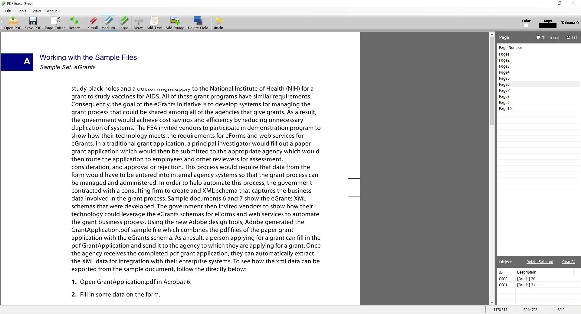 PDF Eraser 1.9.7.2 - dobreprogramy