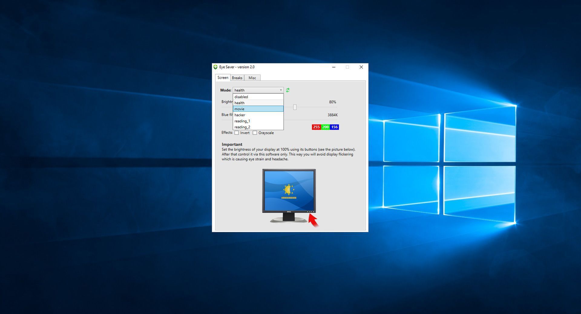Eye Saver 2.46 - dobreprogramy