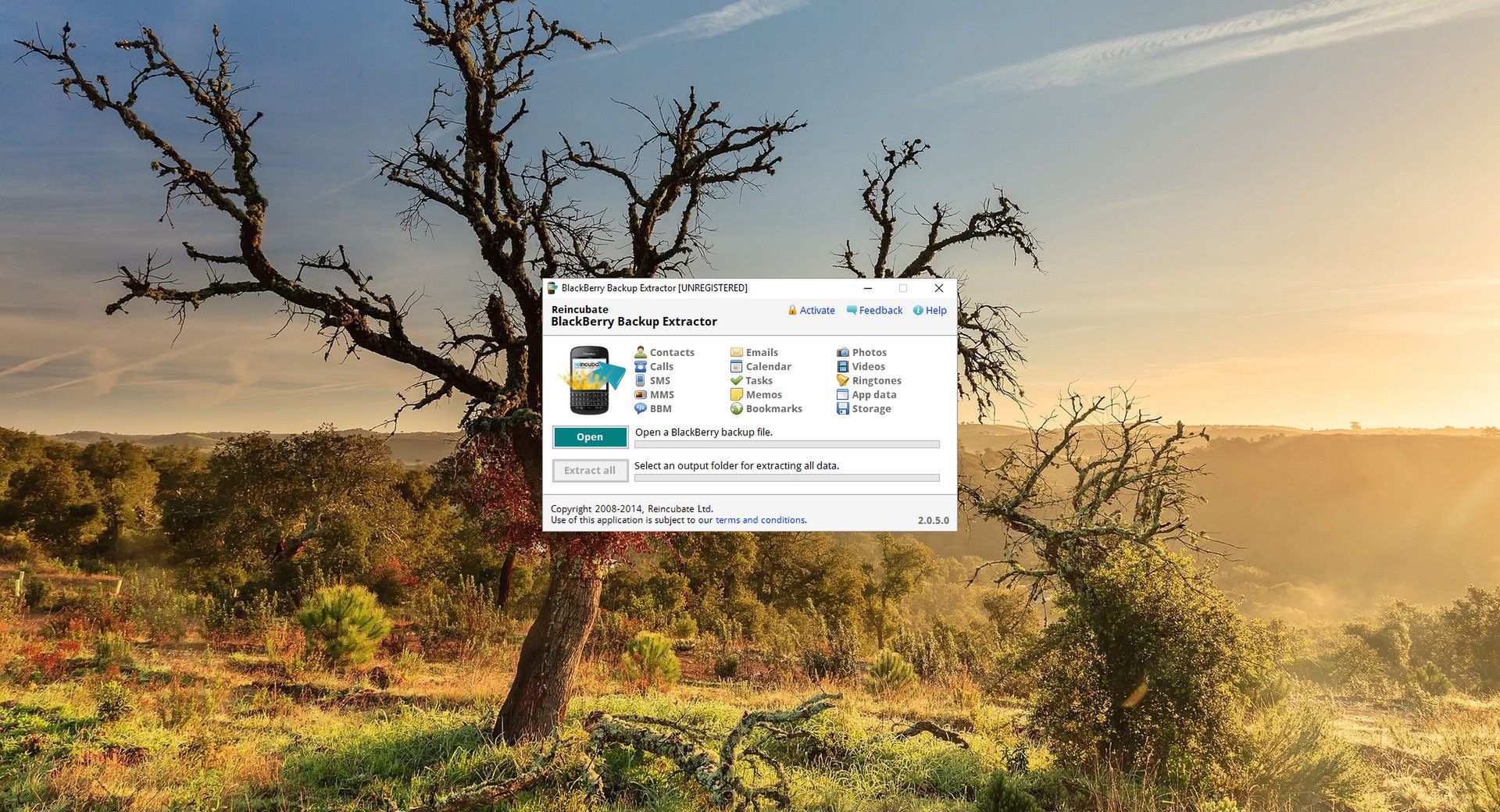BlackBerry Backup Extractor 2.0.5.0 - dobreprogramy