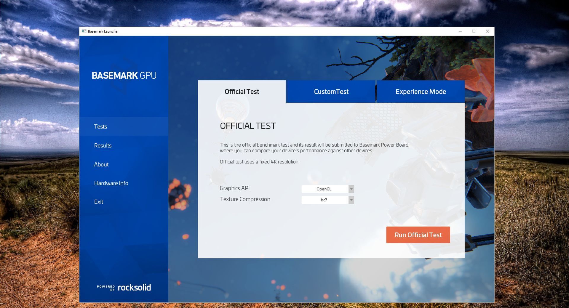 Basemark GPU Benchmark 1.2.3 - dobreprogramy