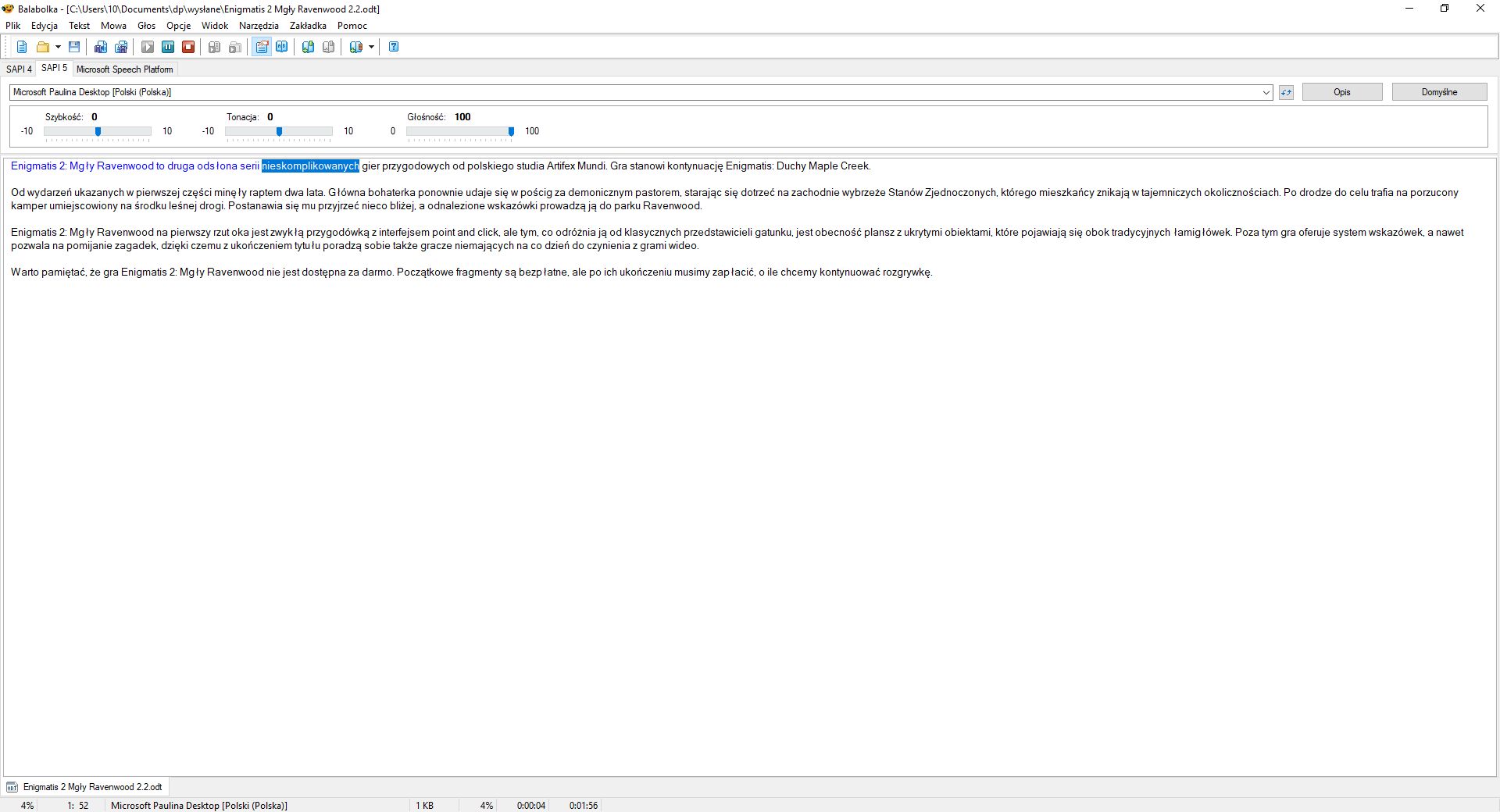 Balabolka 2.15.0.892 - dobreprogramy