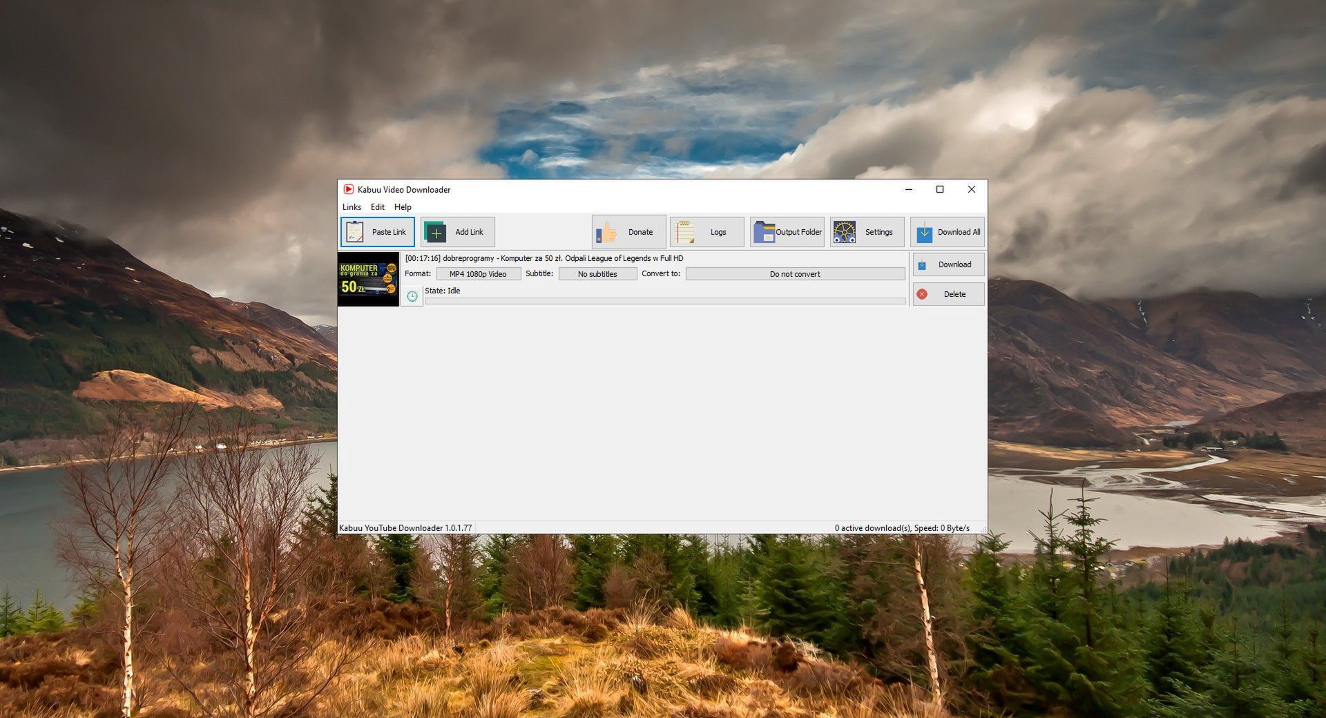 Kabuu Video Downloader 1.1.1.202 - dobreprogramy