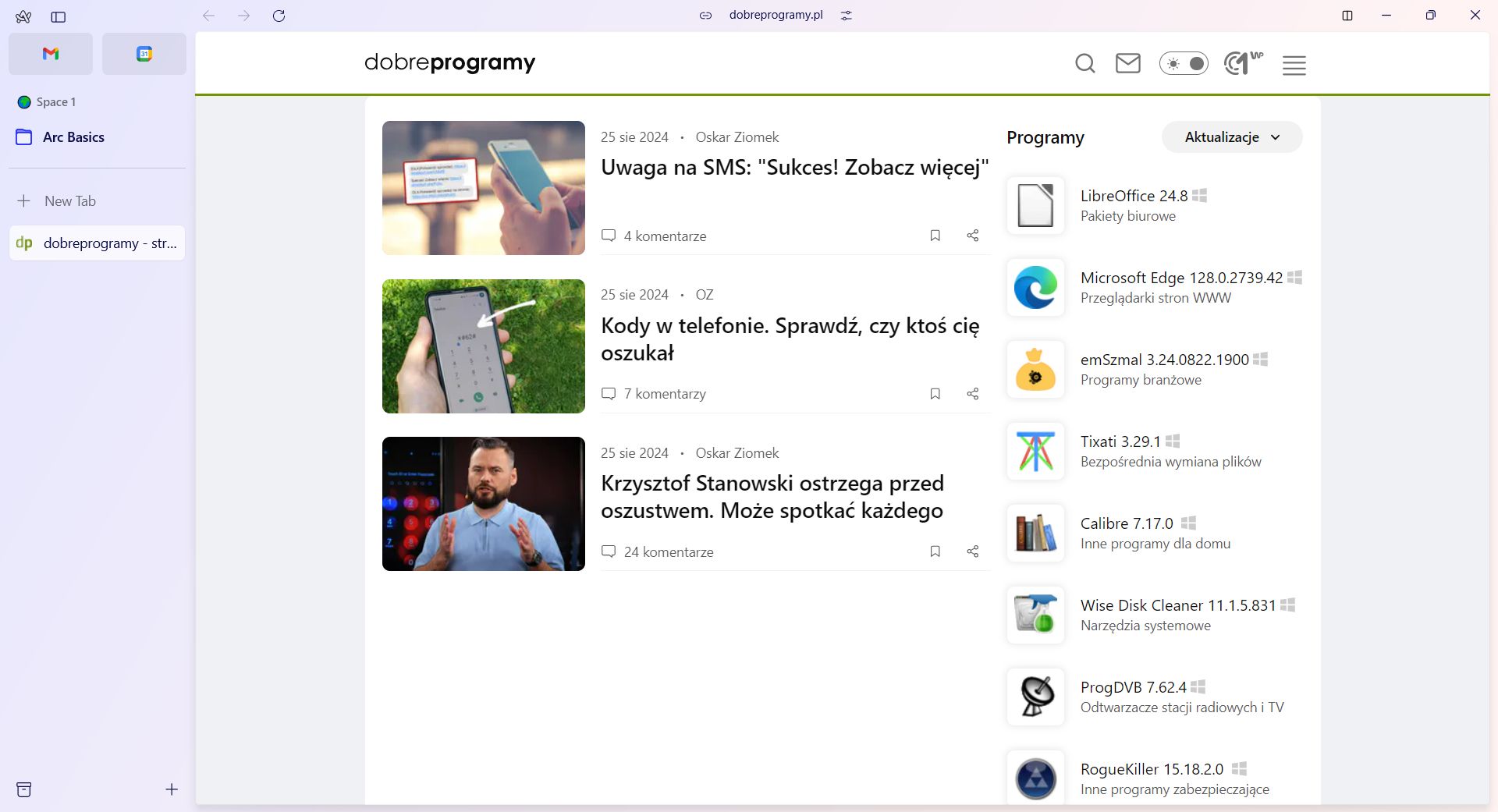 Arc Browser 1.5.2 - dobreprogramy