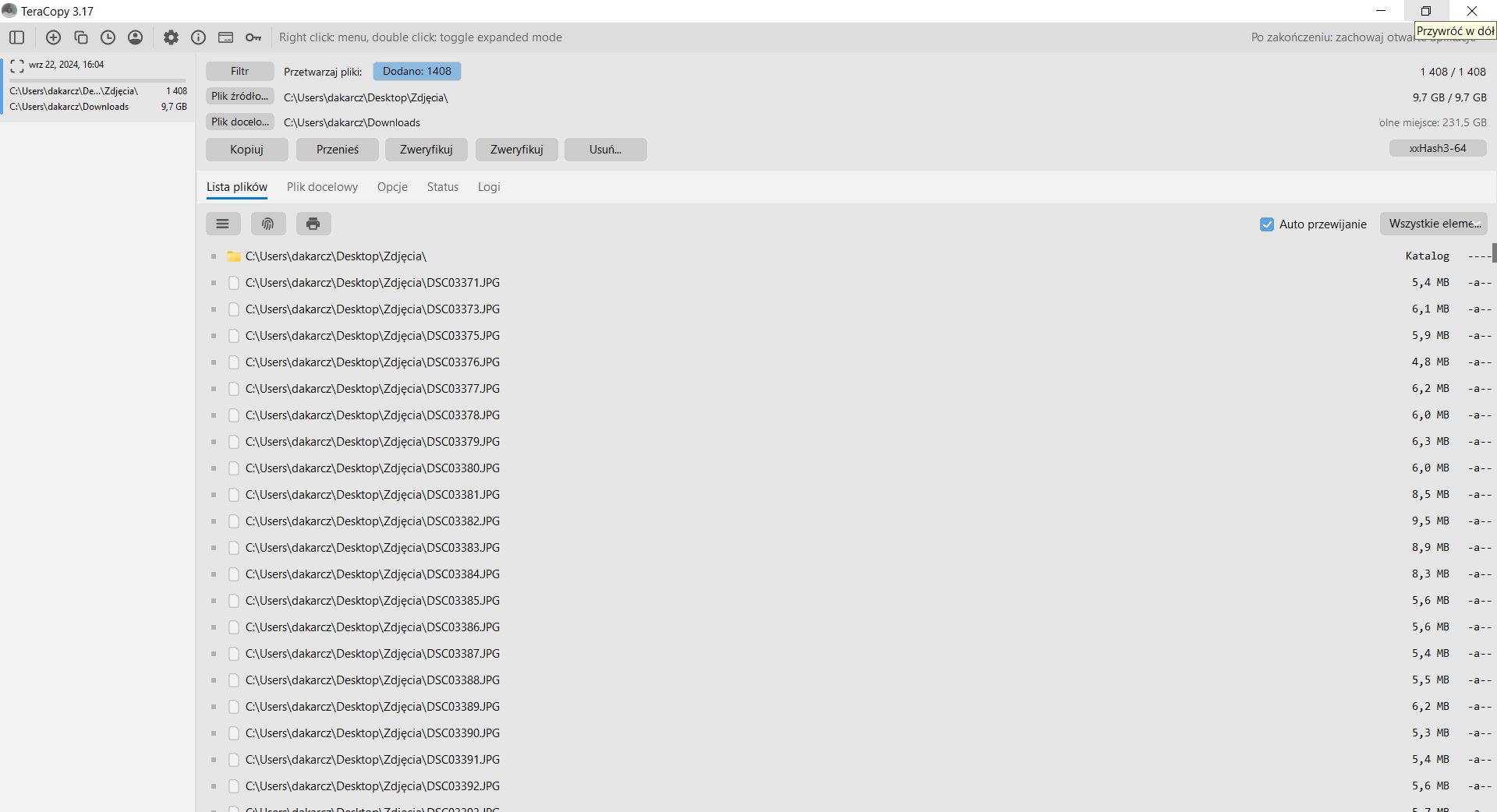 TeraCopy 3.17 - dobreprogramy