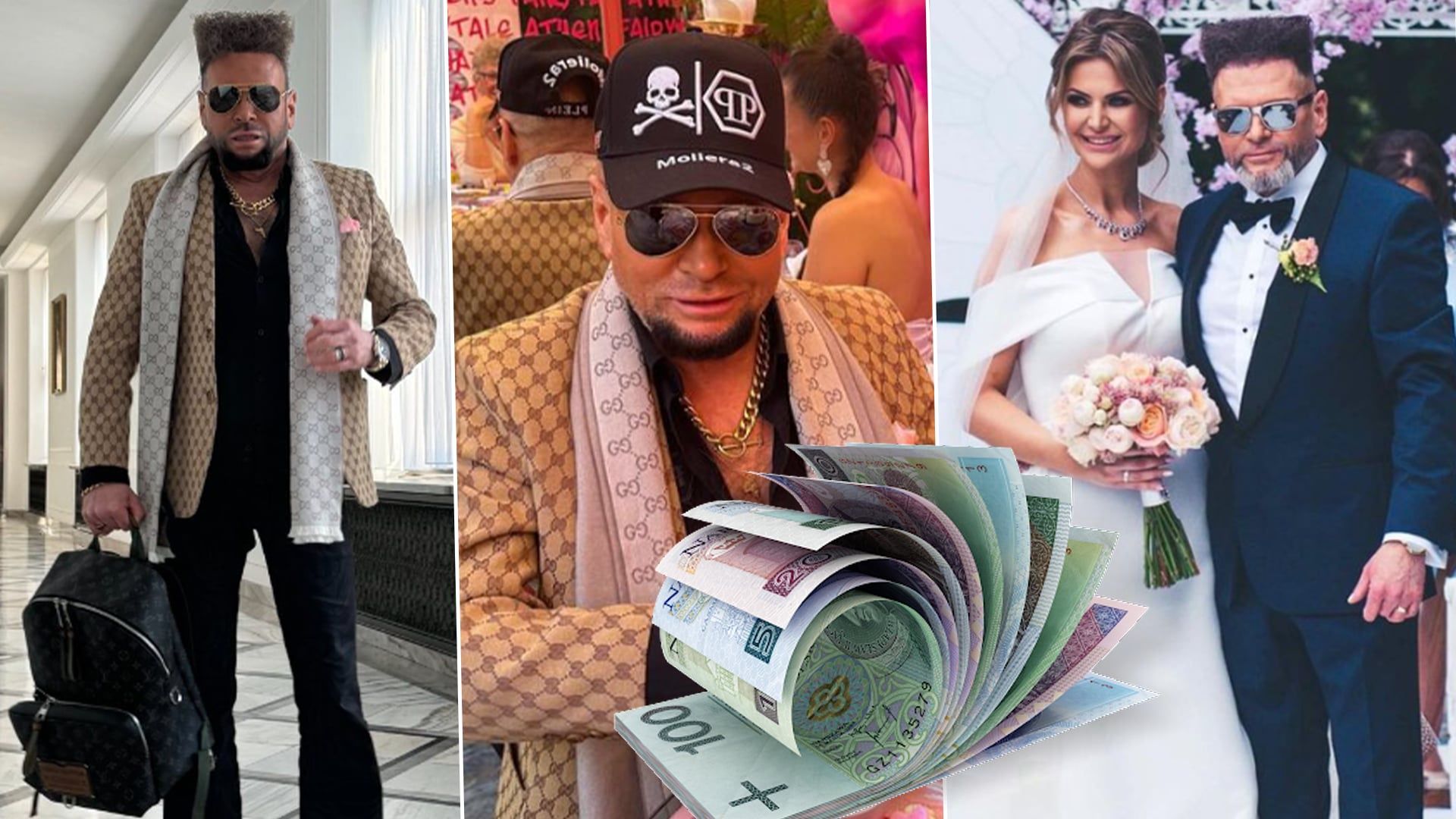 Złoto, Gucci i "pióropusz" na głowie. Krzysztof Rutkowski nie zawsze ...