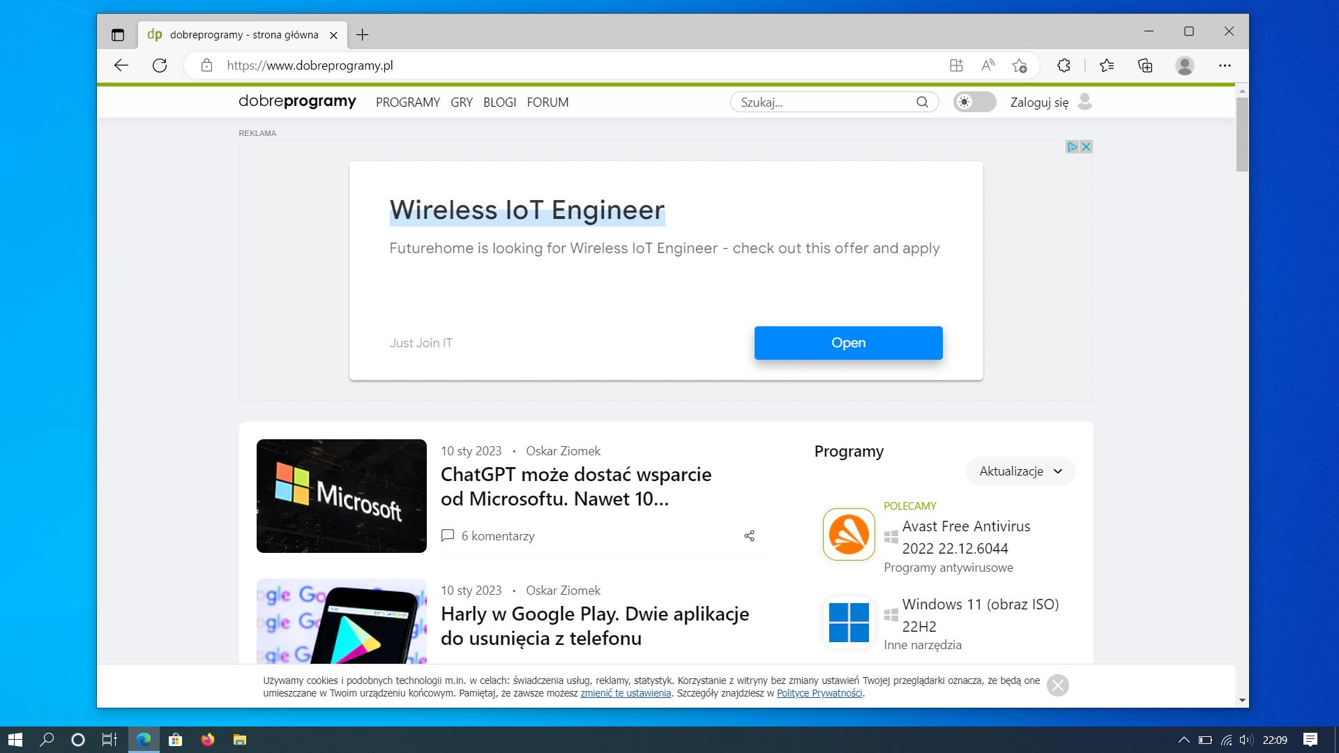 Windows 10 (obraz ISO) 22H2 - dobreprogramy