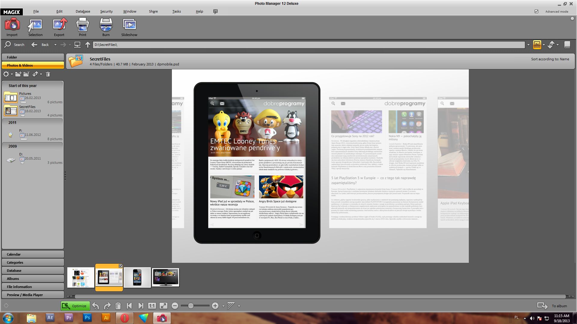 MAGIX Photo Manager Deluxe 13.1.1.4 - dobreprogramy
